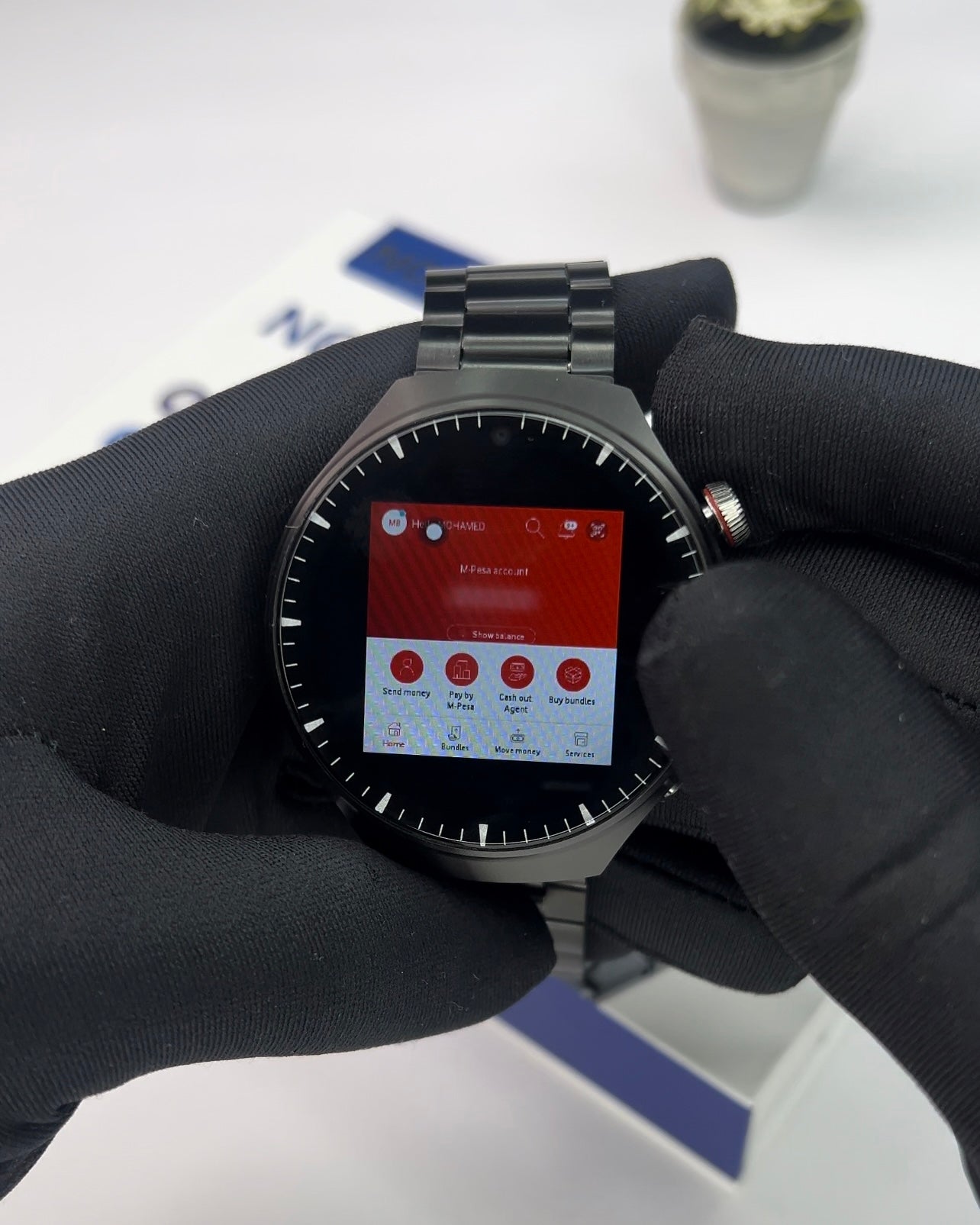 new arrival 5G 4G smart watch N61 4+64GB AMOLED With Front Camera Hd v ...