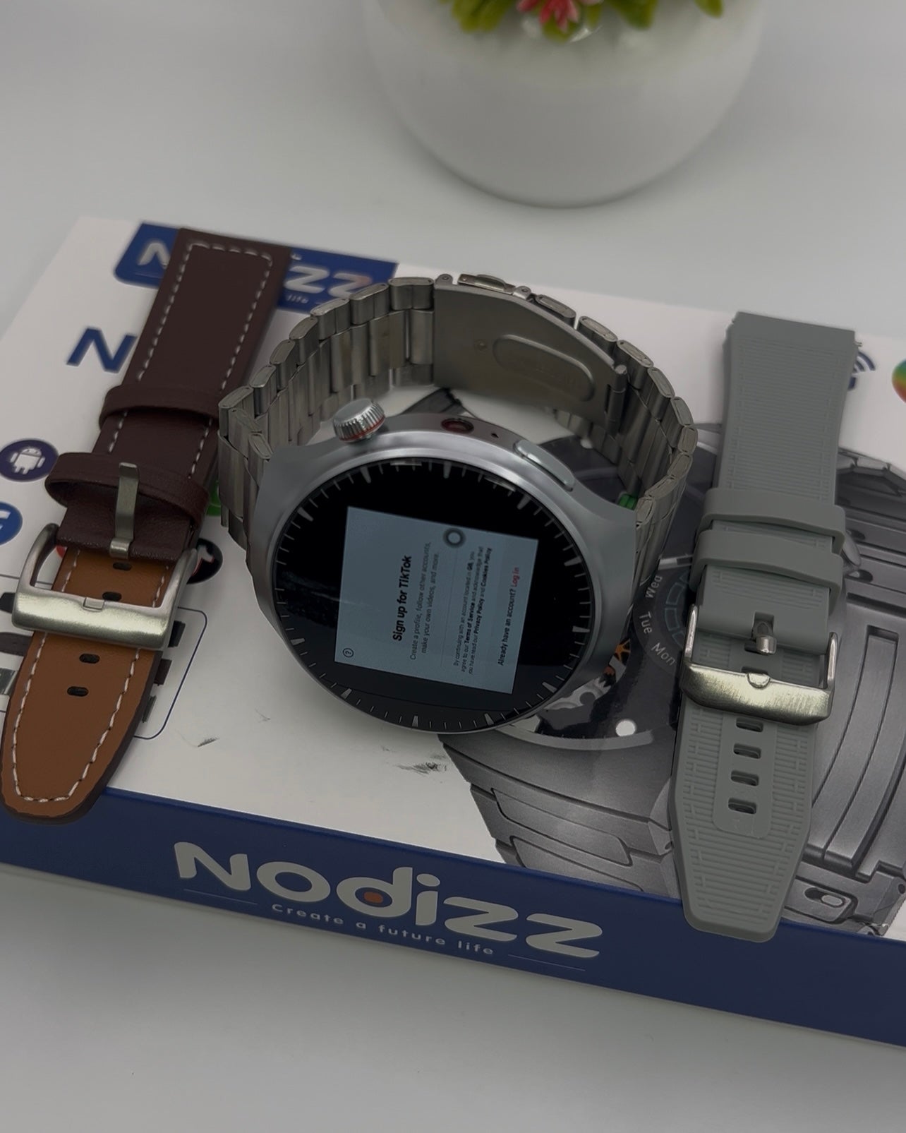 new arrival 5G 4G smart watch N61 4+64GB AMOLED With Front Camera Hd v ...